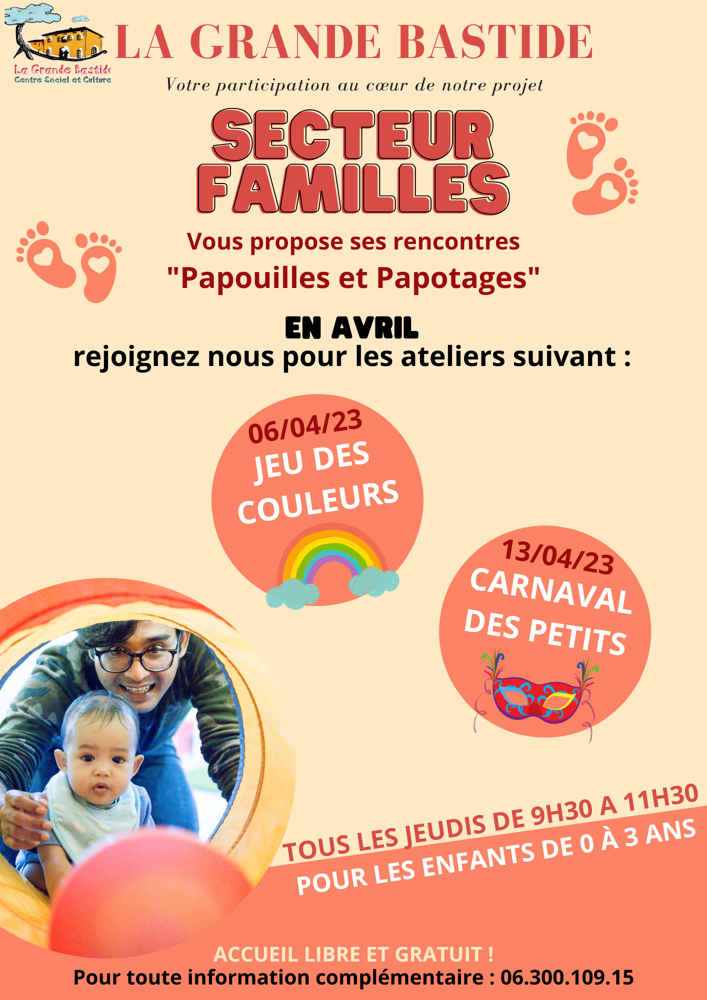 Papouilles et Papotages - AVRIL 2023 - "La Grande Bastide"