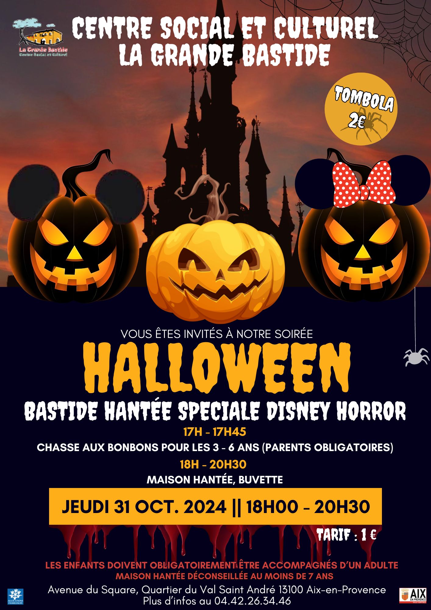 SOIRÉE HALLOWEEN - MAISON HANTÉE - "La Grande Bastide"